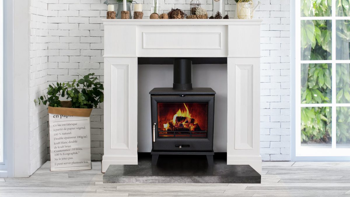 Cedar 5Kw Widescreen Eco Design Ready Multi Fuel Stove